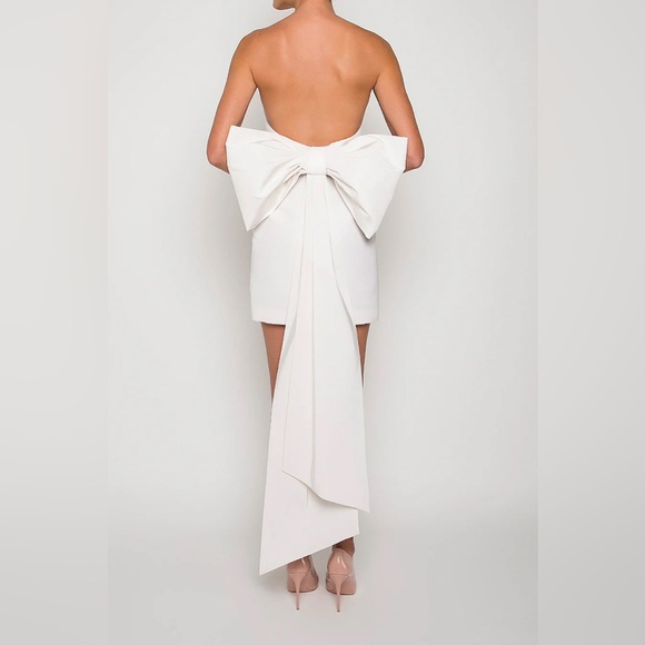 Alexia Maria | Dresses | Alexia Maria Lauren Silk Faille Mini Dress ...